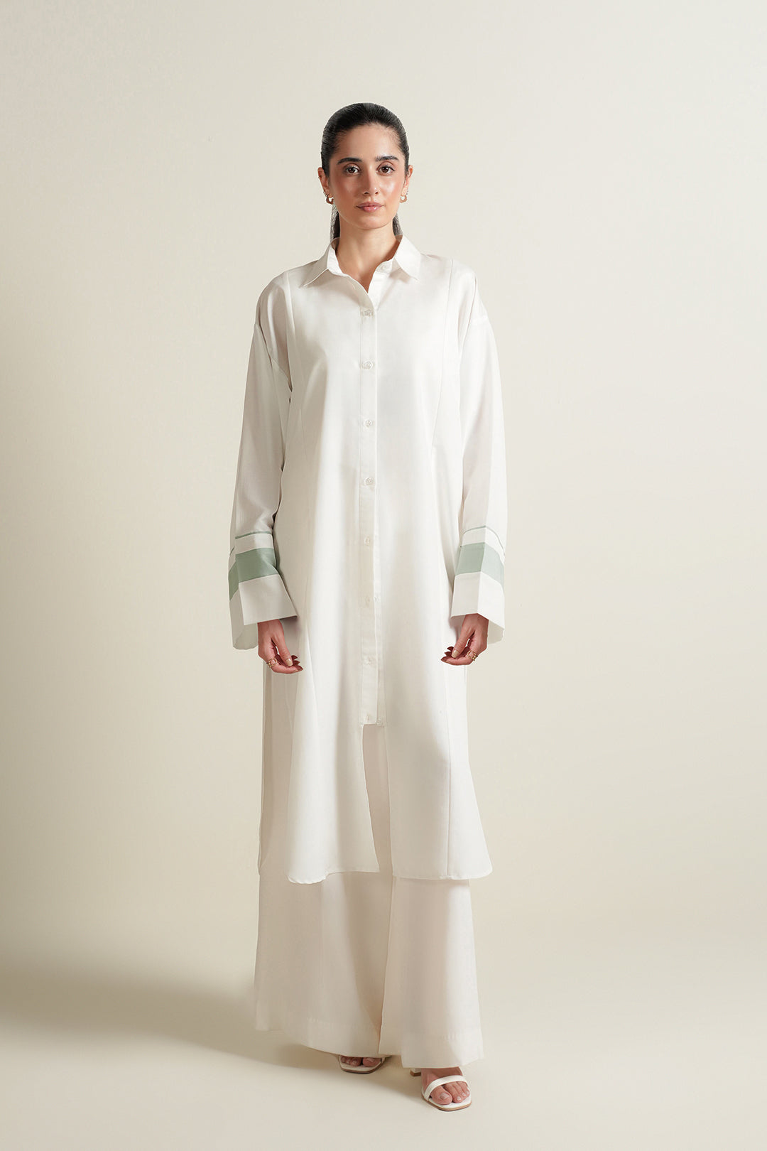White Button Down Tunic – Lulusar